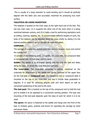 5 lathe & drill | PDF