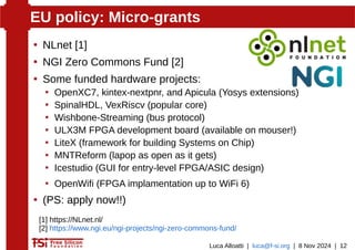 SFSCON24 - Luca Alloatti - Open-source silicon chips | PPT