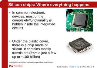 SFSCON24 - Luca Alloatti - Open-source silicon chips | PPT