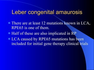 Dr Dogra on LCA, Gene Therapy & India | PPT