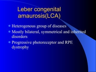 Dr Dogra on LCA, Gene Therapy & India | PPT