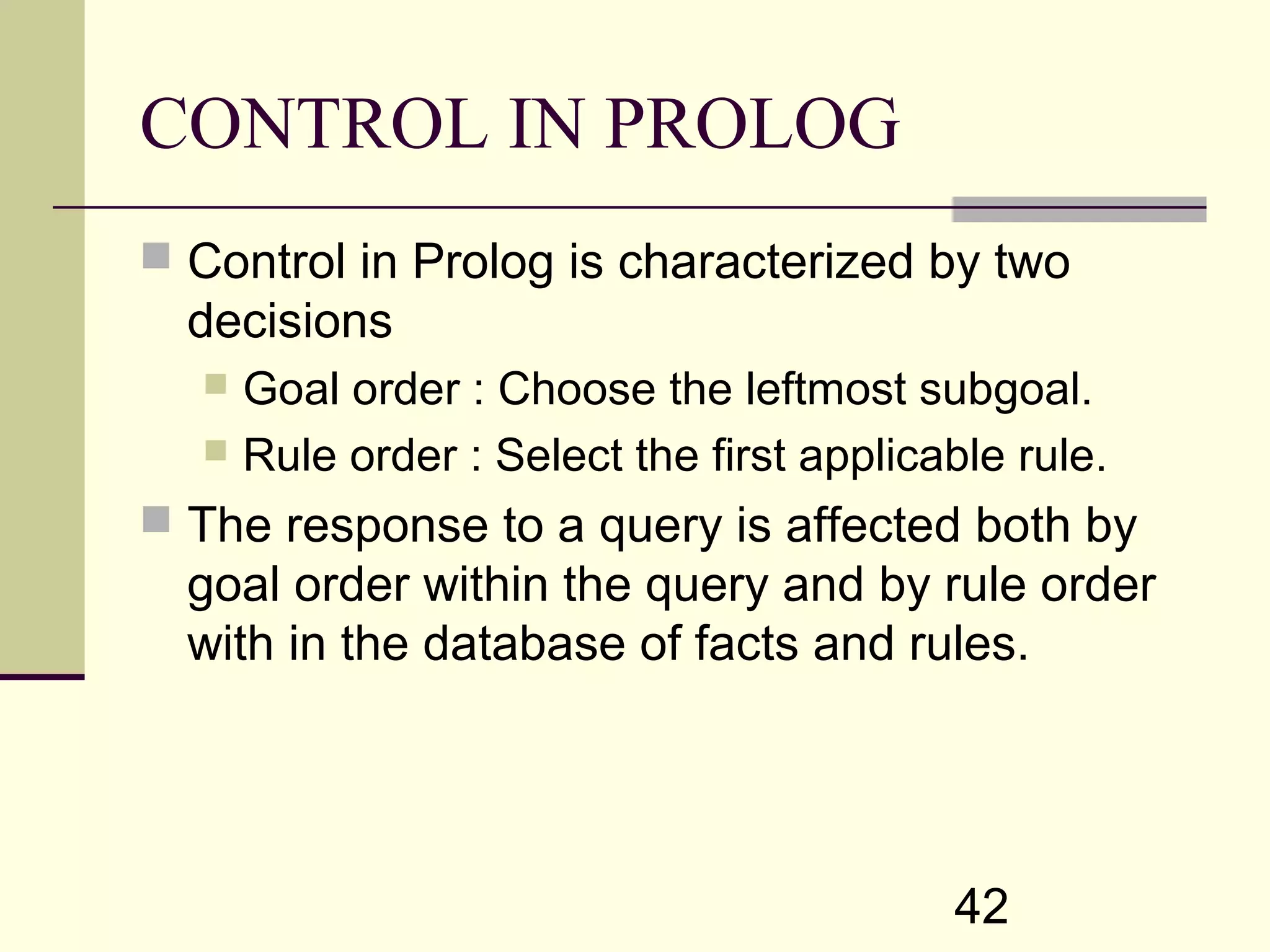 Prolog programming | PPT