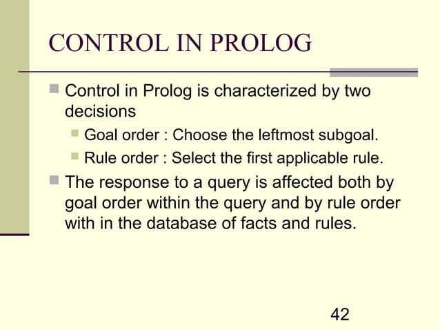 Prolog programming | PPT