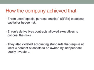 A financial scandal | PPTX