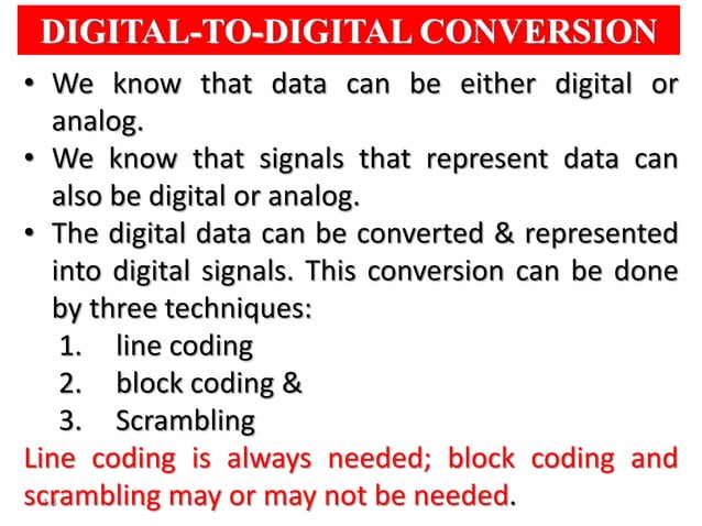 Data Communication & Computer Networks:Digital Signal Encoding