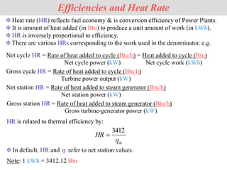 Efficiency and Heat Rate in cogenerative power system | PPT
