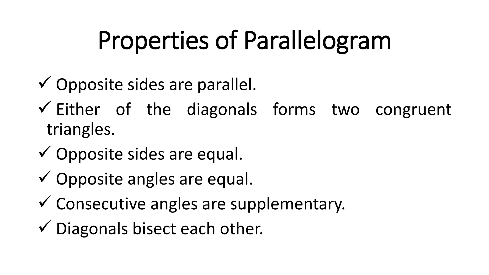 5 lesson 1 properties of parallelogram and lesson 2 tests of ...