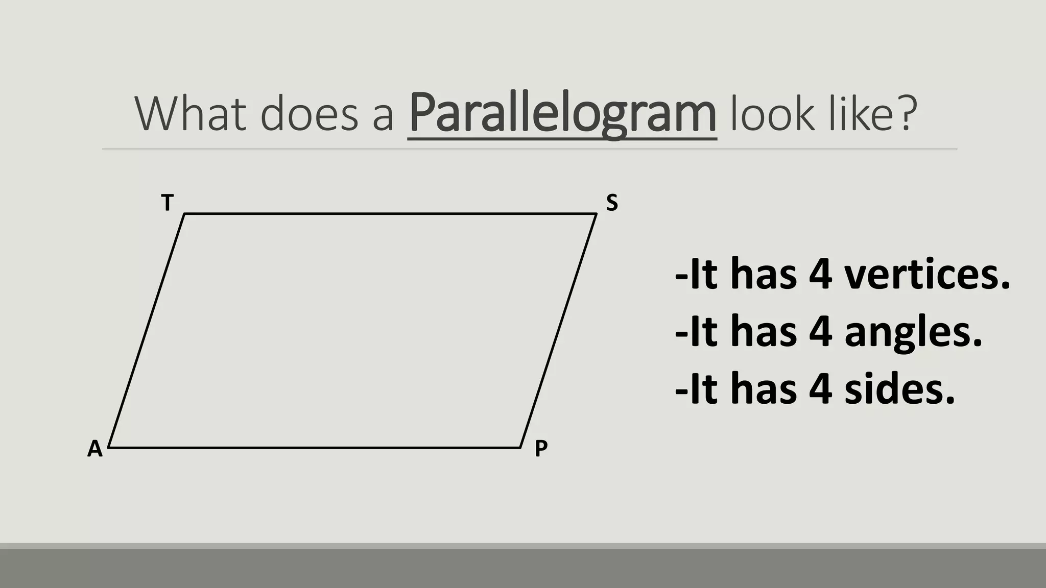 Properties of Parallelograms | PPTX