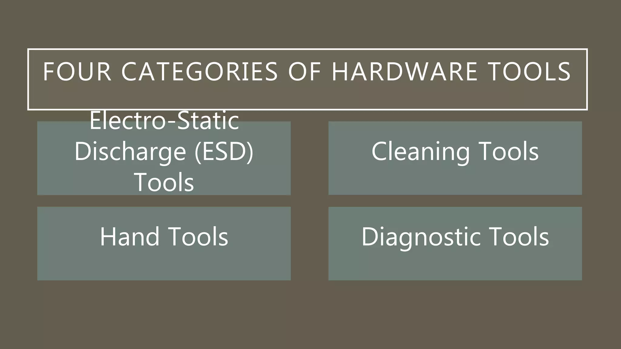 proper use of tools | PPTX