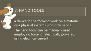 proper use of tools | PPTX