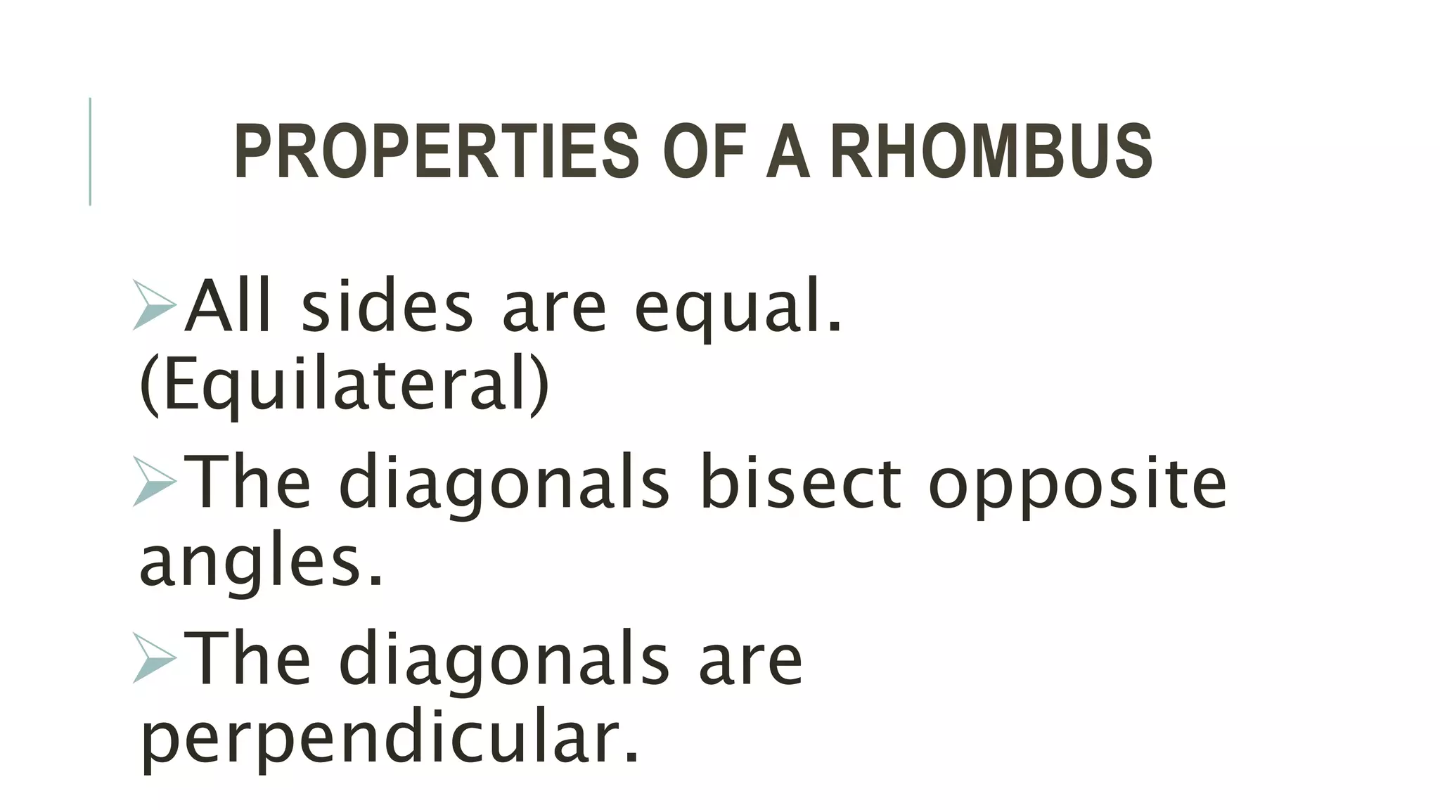 5 lesson 3 rectangles, rhombi, and square | PPT