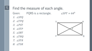 5 lesson 3 rectangles, rhombi, and squares | PPTX