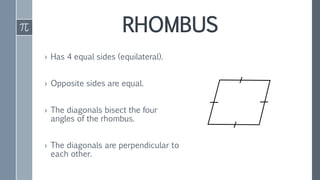 5 lesson 3 rectangles, rhombi, and squares | PPTX