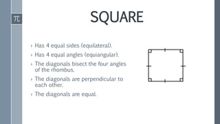 5 lesson 3 rectangles, rhombi, and squares | PPTX