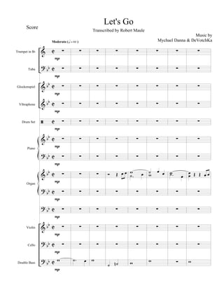 5 Let's Go (Full Score) | PDF