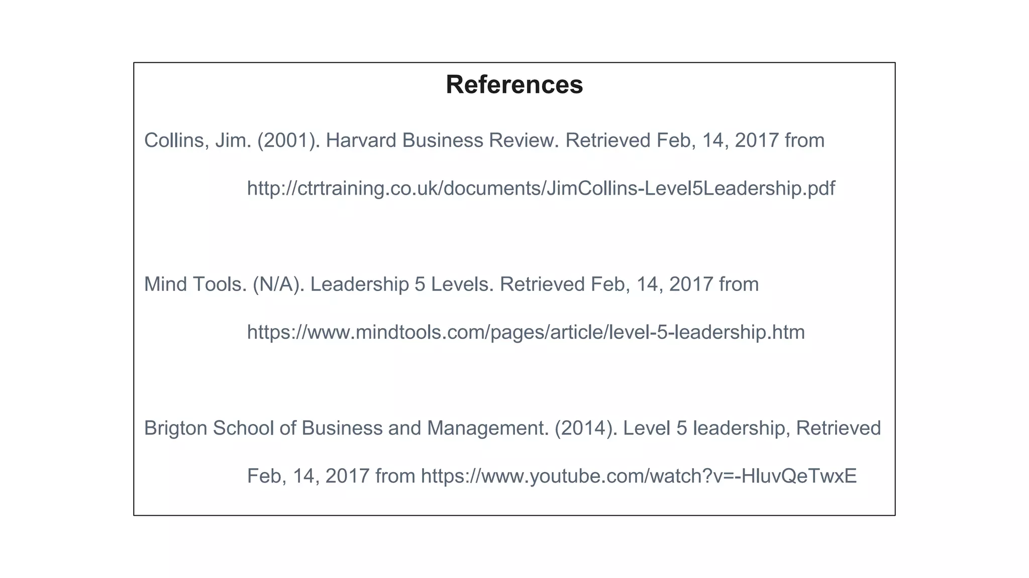 5 Levels Leadership - Good to Great | PPTX