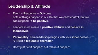 5 levels of leadership | PPTX