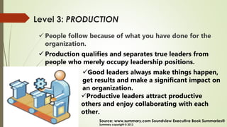 5 levels of leadership | PDF