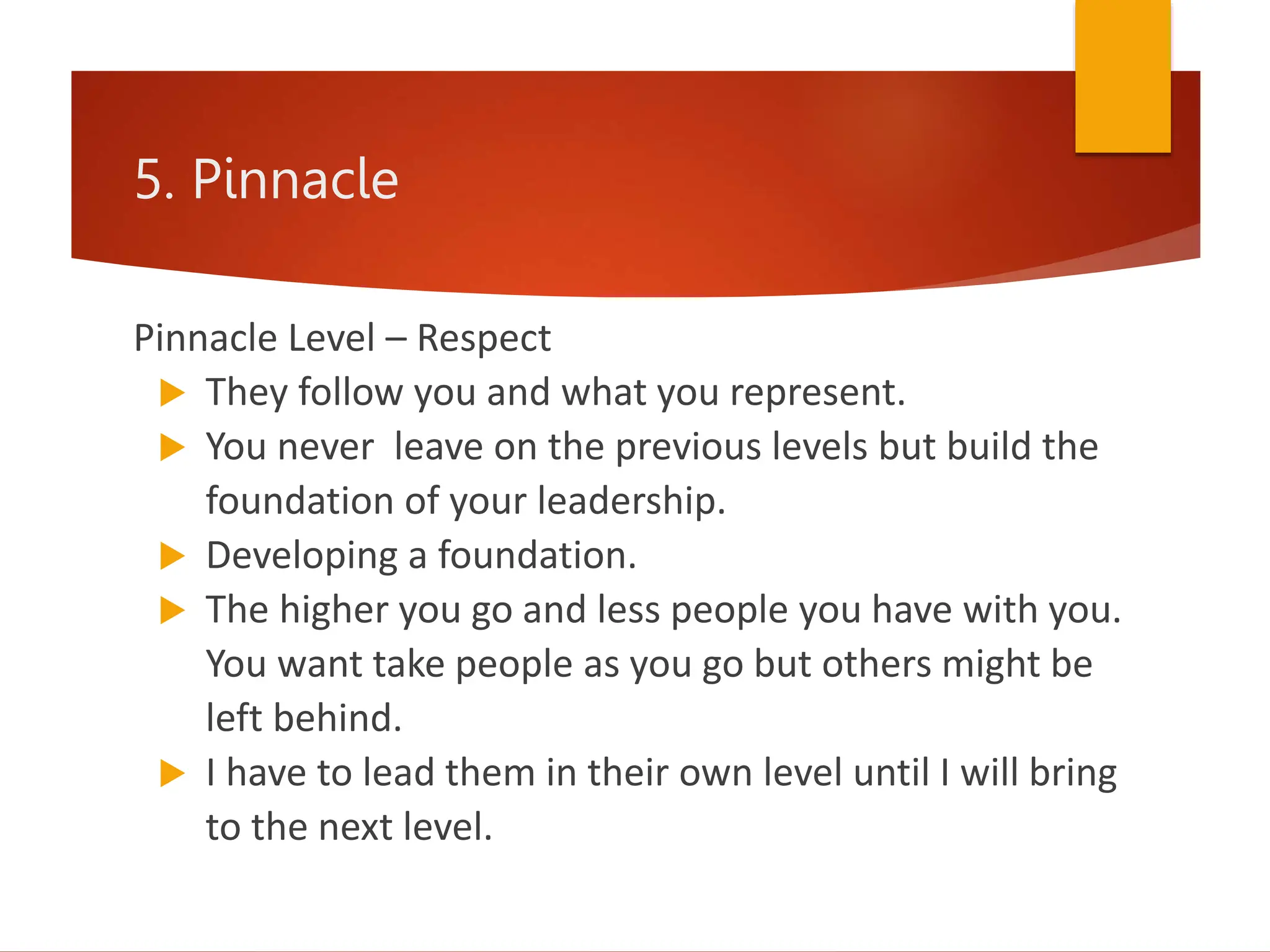 5 Levels of Leadership 5 Levels of Leadership | PPTX