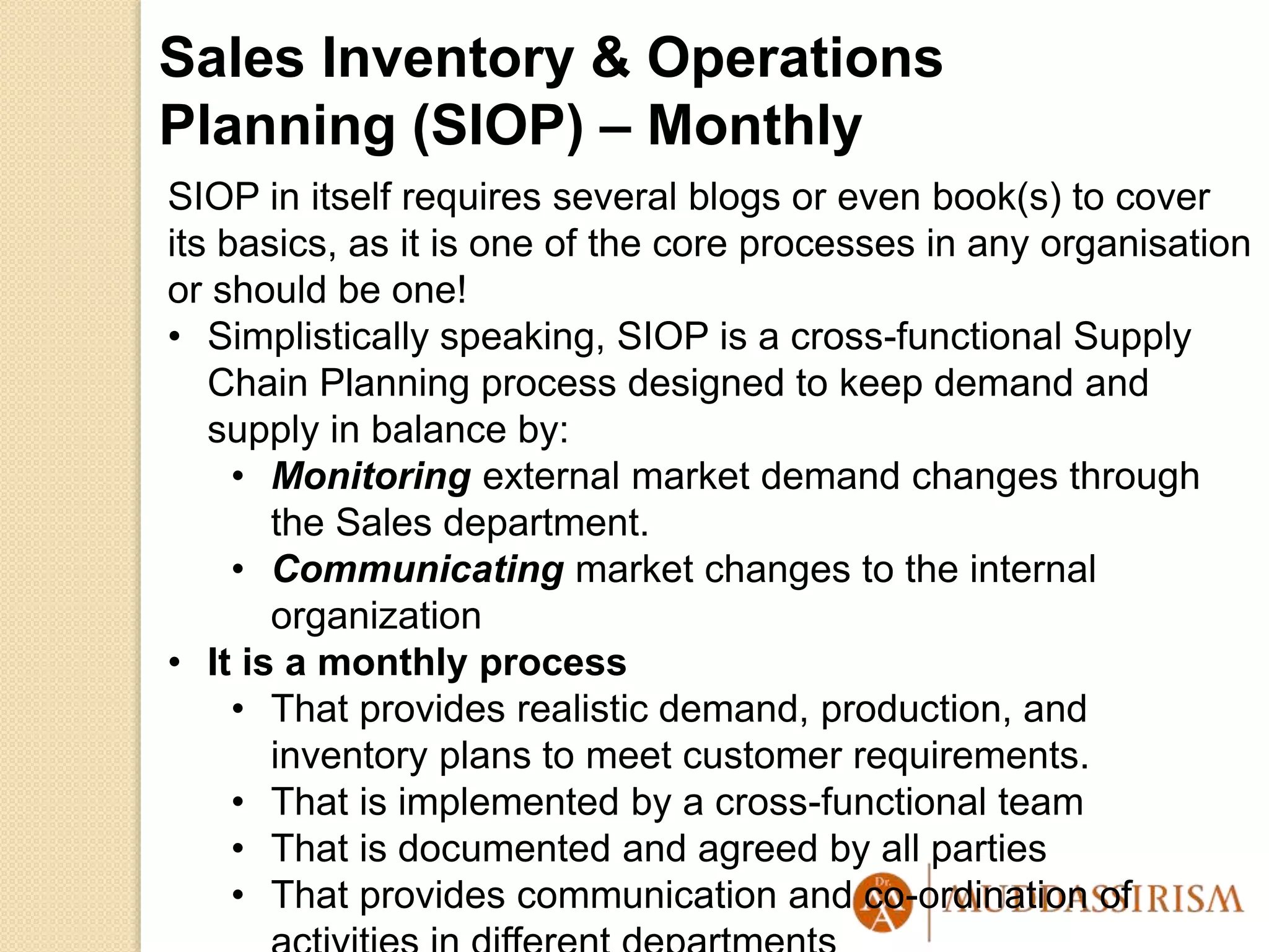5 Levels of Supply Chain Planning | PPTX