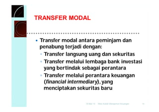 lingkungan keuangan; pasar, lembaga keuangan, dan suku bunga | PDF