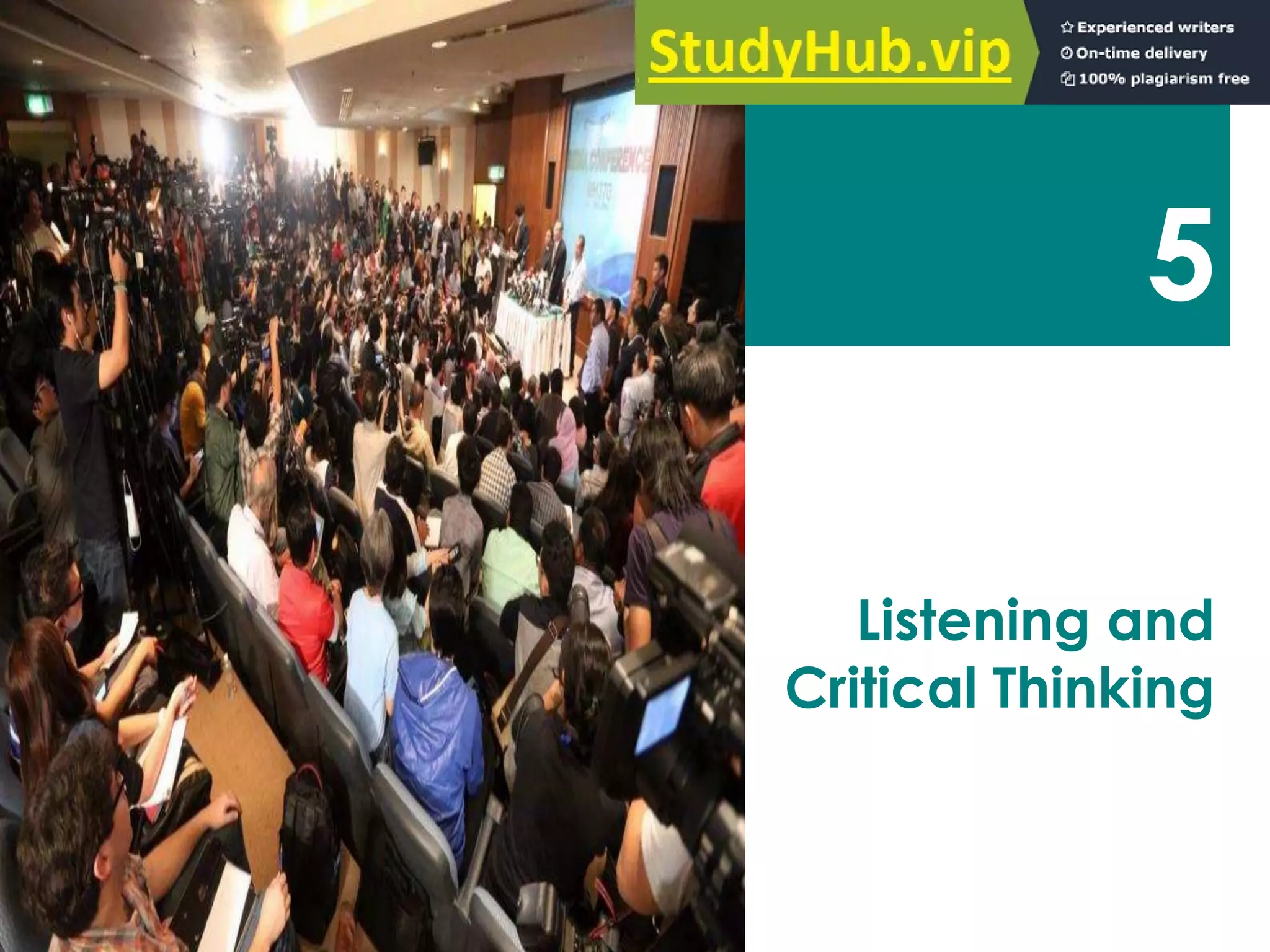 5 Listening And Critical Thinking | PDF