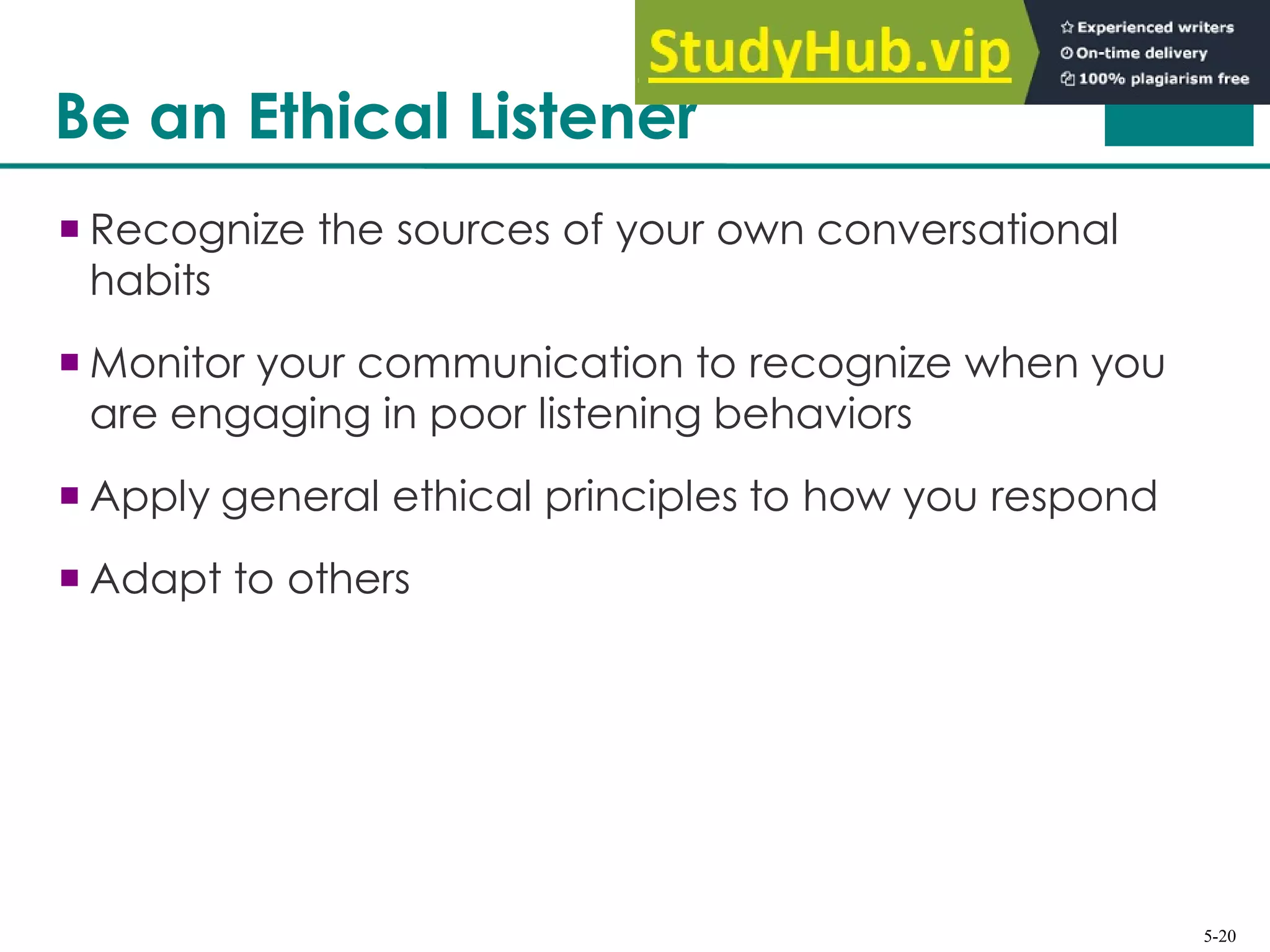 5 Listening And Critical Thinking | PDF