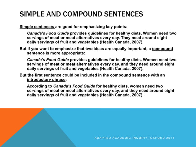 Varying Sentence Structure | PPT