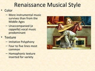 5 listening renaissance | PPT