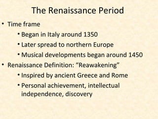 5 listening renaissance | PPT