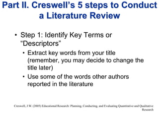 literature review: a critical analysis and synthesis of existing ...