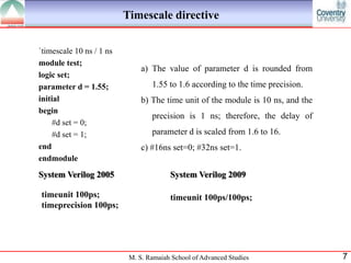 System Verilog 2009 & 2012 enhancements | PPTX
