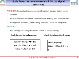 System Verilog 2009 & 2012 enhancements | PPTX