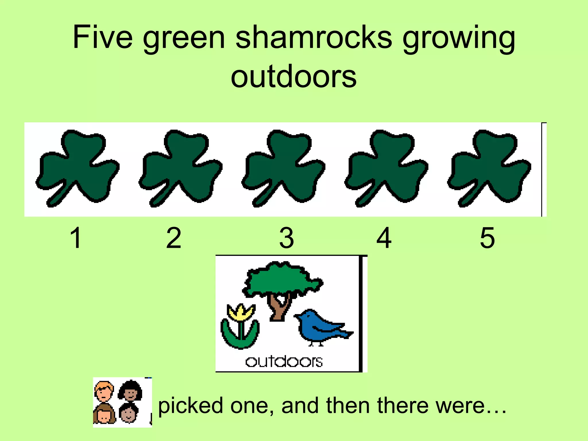 5 Little Shamrocks | PPT