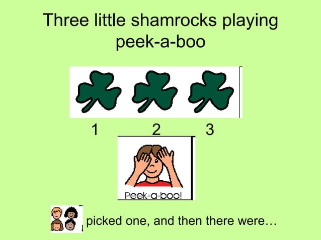 5 Little Shamrocks | PPT