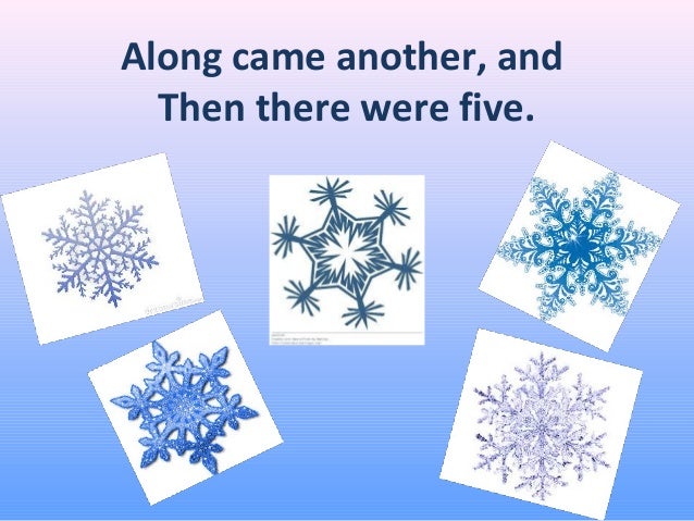 5 little snowflakes