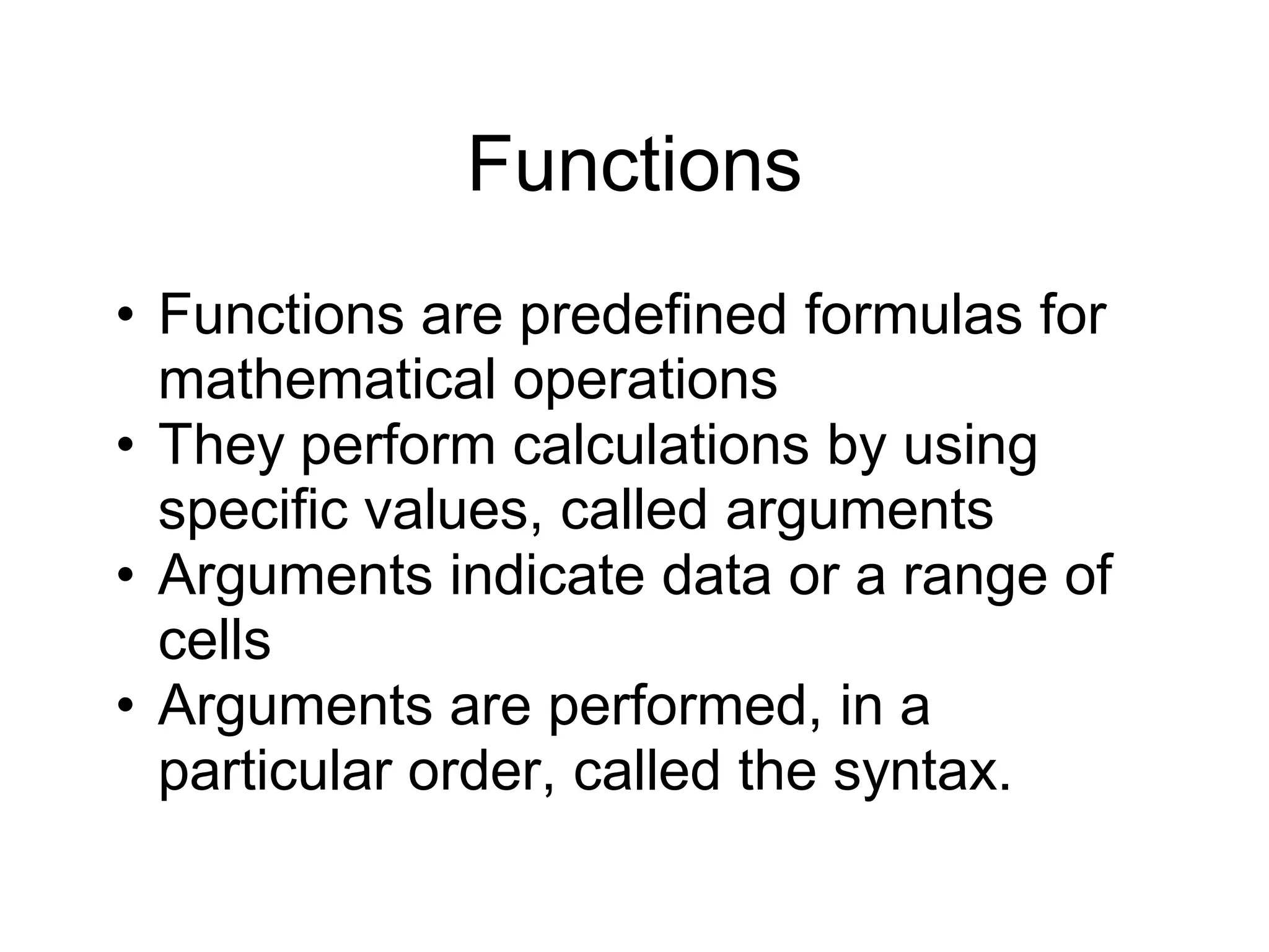 Excel and research | PDF