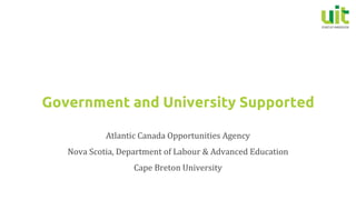 UIT Startup Immersion | PPT