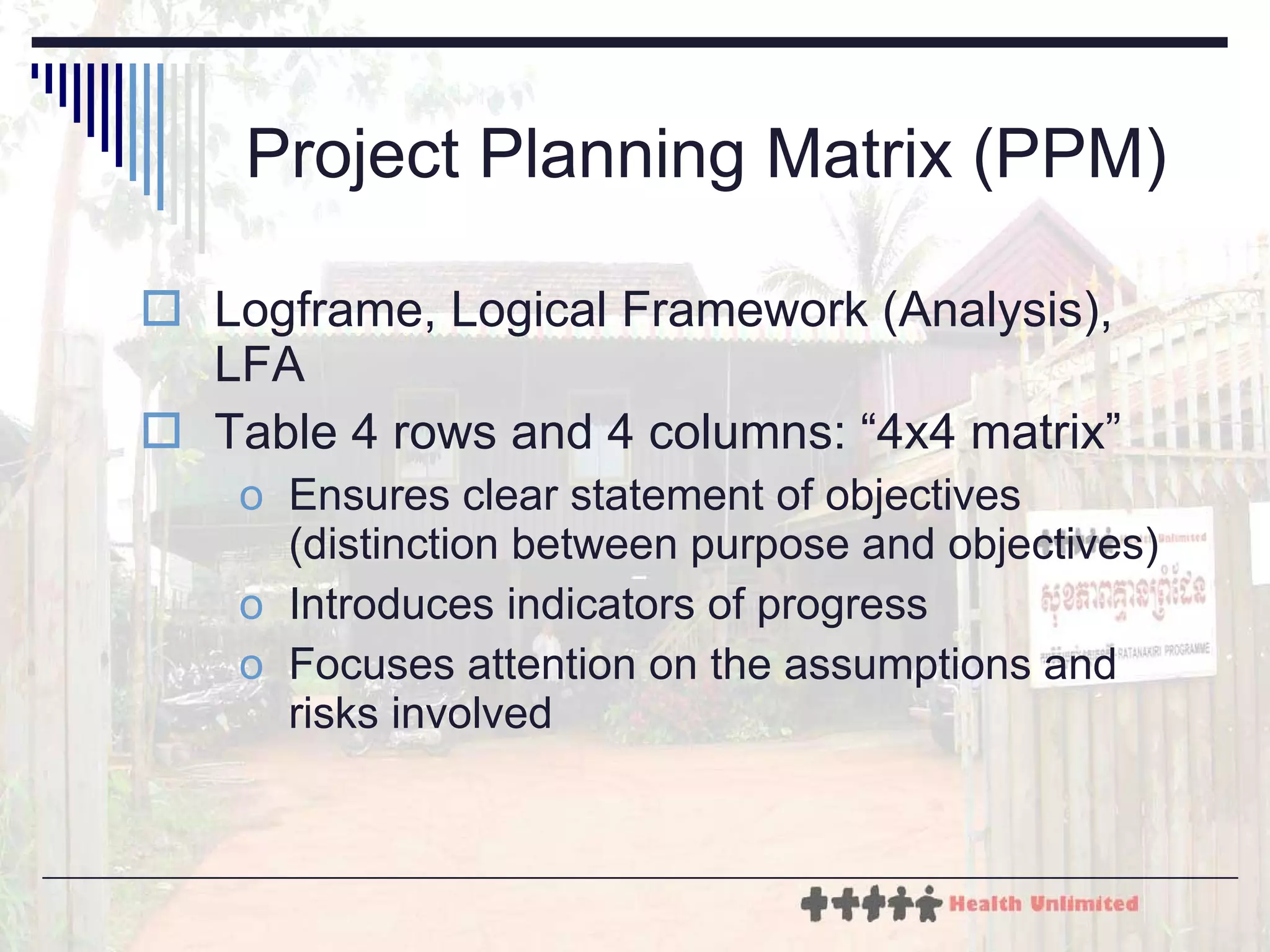 5 The Logical Framework - a short course for NGOs | PPT