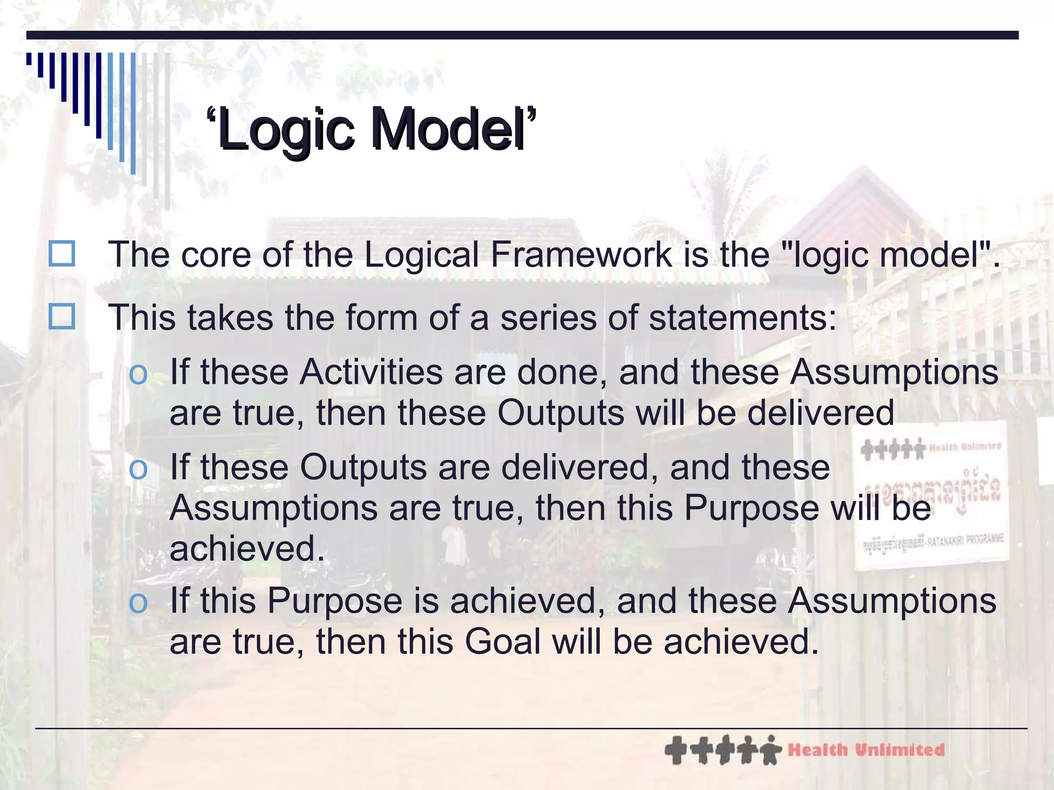 5 The Logical Framework - a short course for NGOs | PPT