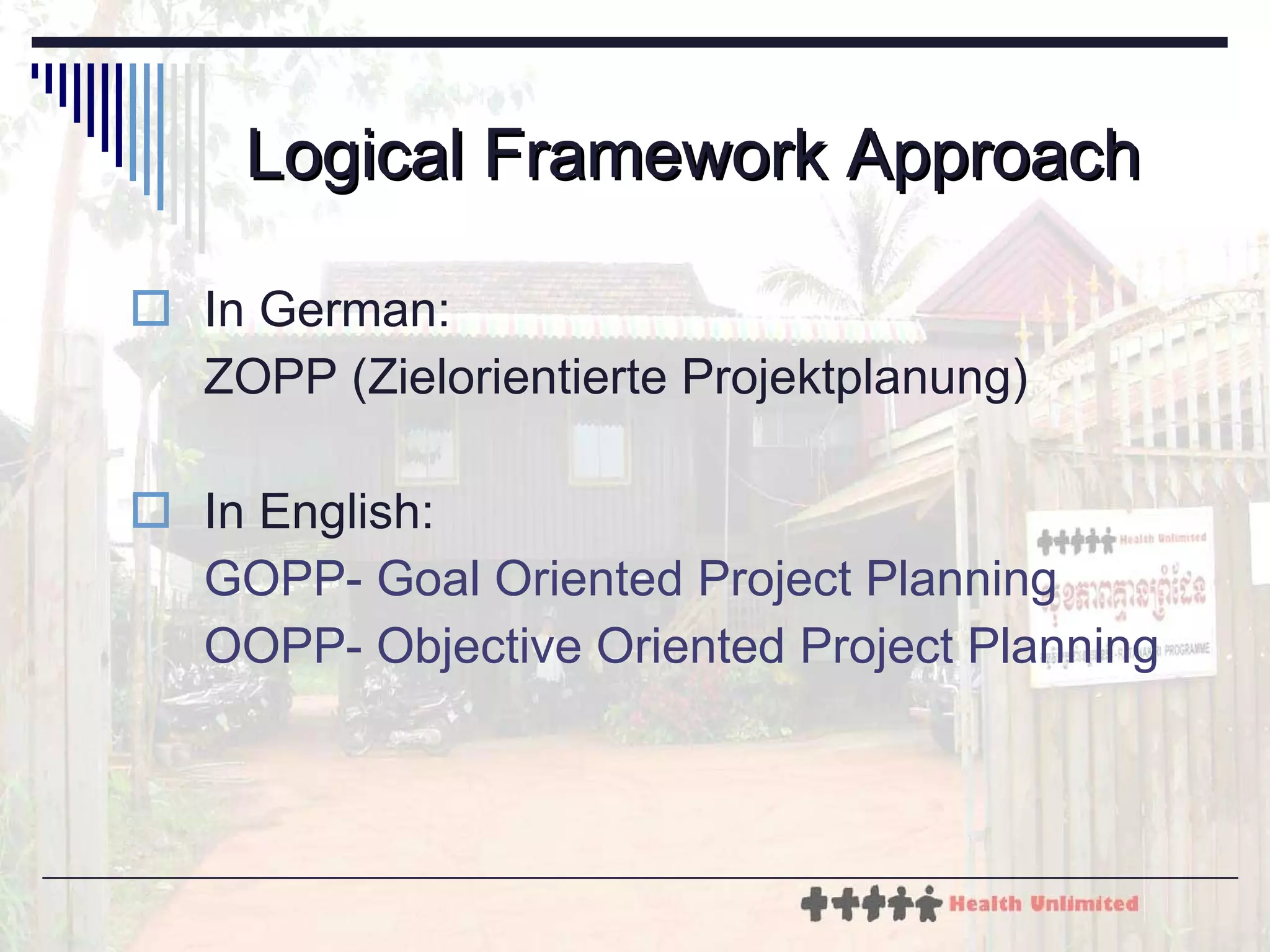5 The Logical Framework A Short Course For Ngos Ppt