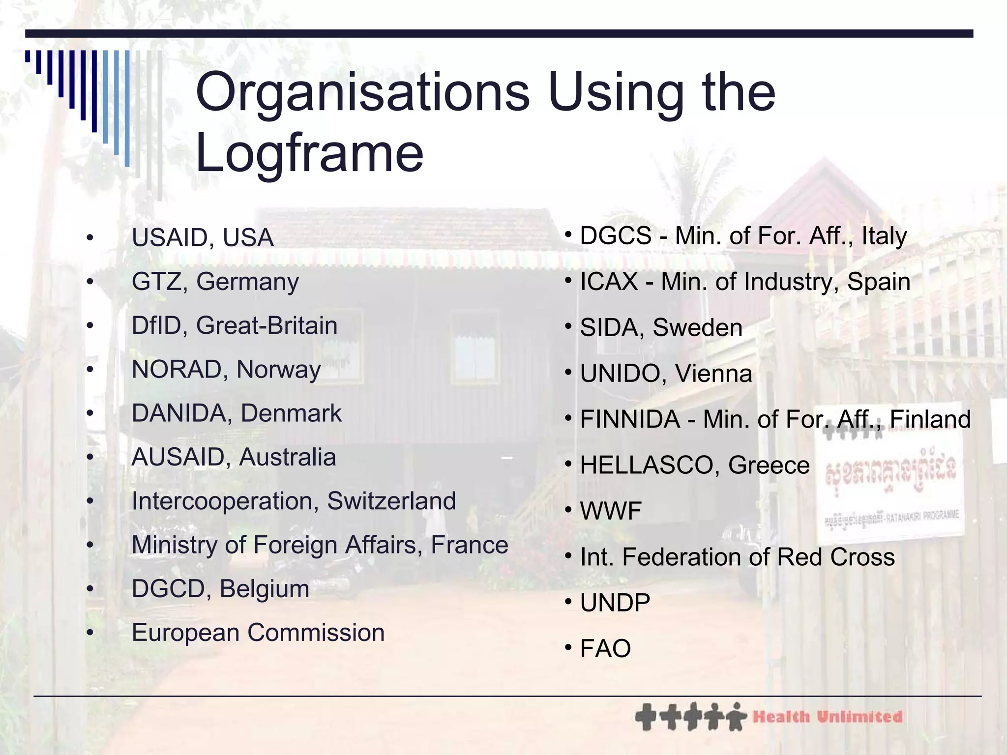 5 The Logical Framework A Short Course For Ngos Ppt