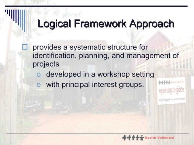 5 The Logical Framework - a short course for NGOs | PPT