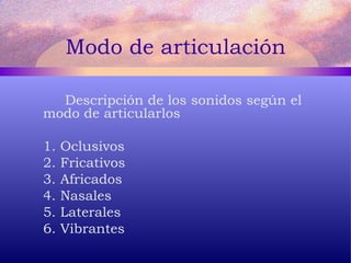 5 los sonidos del lenguaje | PPT