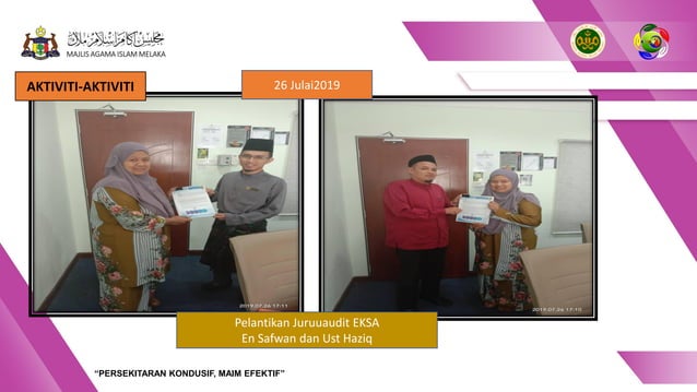 Aktiviti Audit Dalam eksa gambar 2019 | PPT