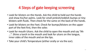 5 MAIN ACTIONS TO PREVENT OUTBREAKS OF HFMD | PPT