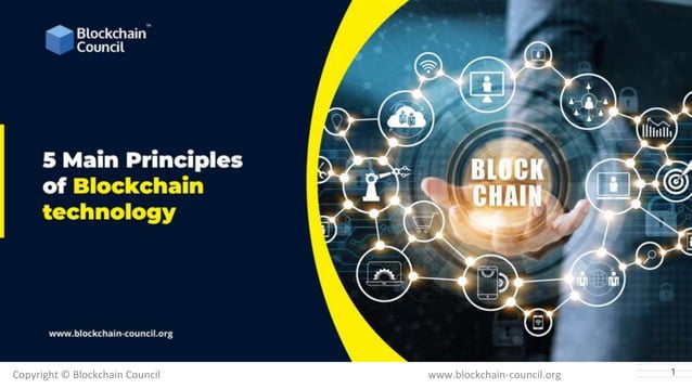 5 main principles of blockchain technology | PPT