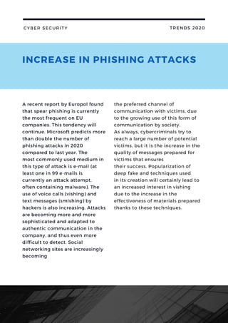 5 main trends in cyber security for 2020 | PDF