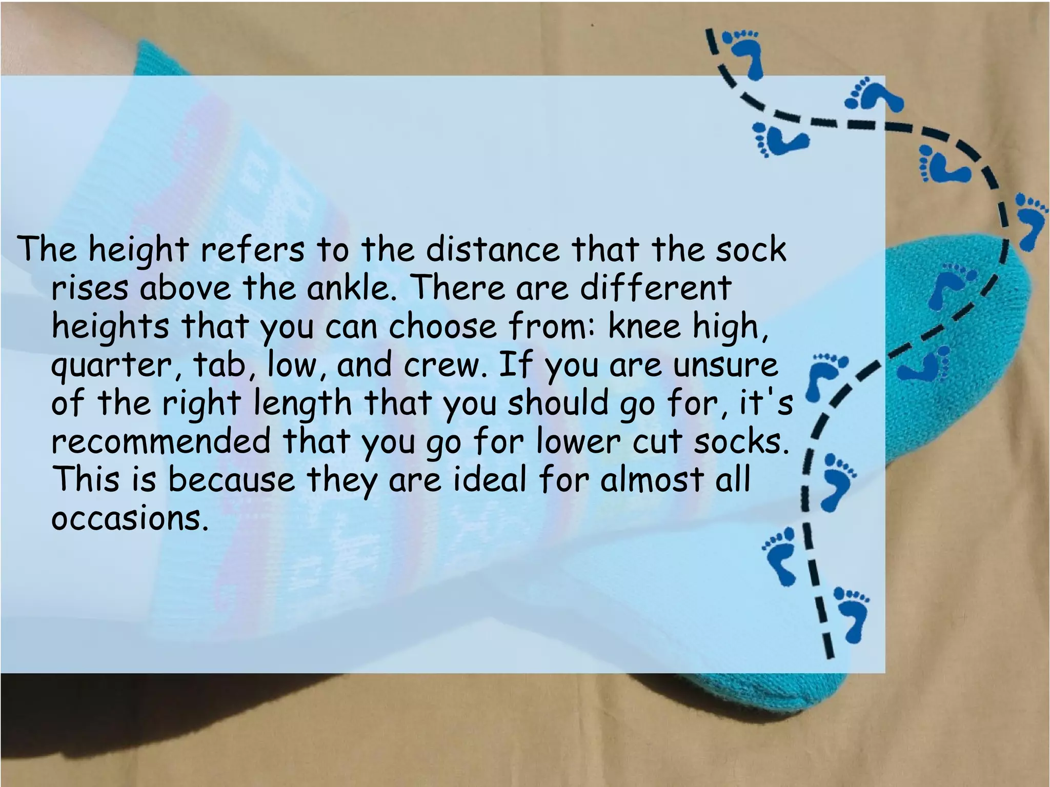 5 main types of socks | PPT