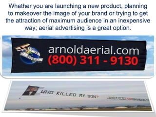 5 Major Benefits of Airplane Advertising | PPSX | Aviation Industry ...